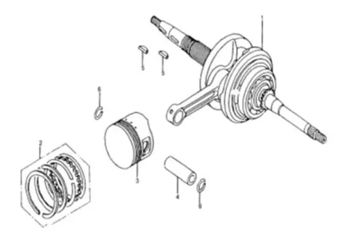 Kit De Reparacion Motor Zanella Styler Lt Rt