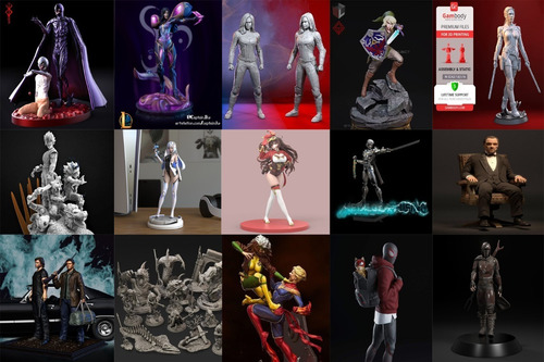 Pack De Stl Para Impressão 3d 6 000 Modelos 1tb Updates