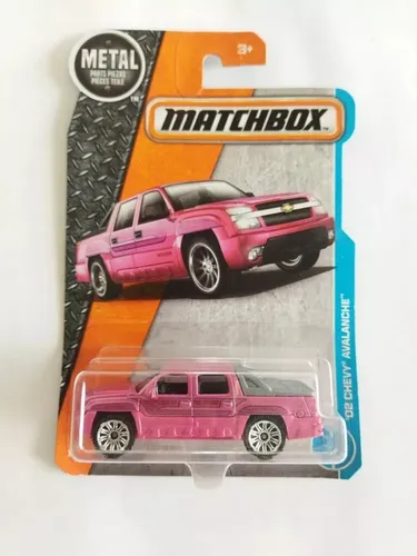 Matchbox 02 Chevy Avalanche Camioneta Rosa 24/125 | Envío gratis