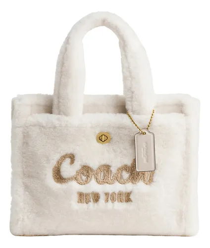 Sacola Coach Cargo Tote 26 B4 Chalk Para Mulheres Frete Grátis
