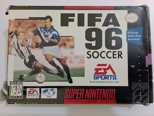 Fifa 96 Soccer Super Nintendo Original | MercadoLivre