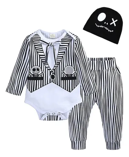 Disfraz Halloween Jack Skellington Para Bebe Cuotas Sin Interés