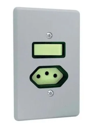 Conjunto 4x2 Interruptor Simples + Tomada 10a - Radial | MercadoLivre Conjunto 4x2 Interruptor Simples + Tomada 10a - Radial | MercadoLivre