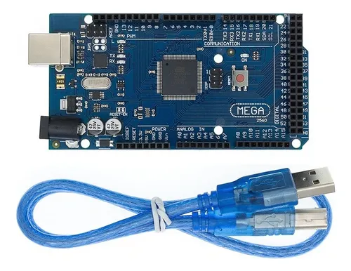 Placa Compativel Arduino Mega 2560 Atmega 2560 + Cabo Placa Compativel Arduino Mega 2560 Atmega 2560 + Cabo