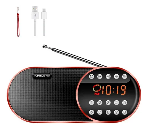 Manovo Multi-function Fm Radio Plug-in Card Walkman Portable | MercadoLivre Manovo Multi-function Fm Radio Plug-in Card Walkman Portable | MercadoLivre