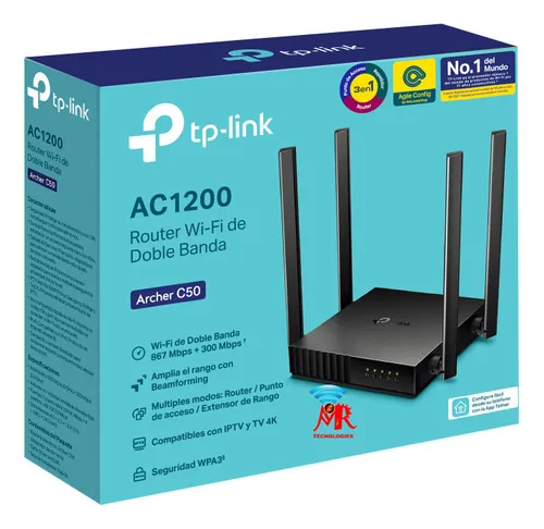 Archer C50 Router Wi-fi De Doble Banda Ac1200 | Cuotas sin interés Archer C50 Router Wi-fi De Doble Banda Ac1200 | Cuotas sin interés