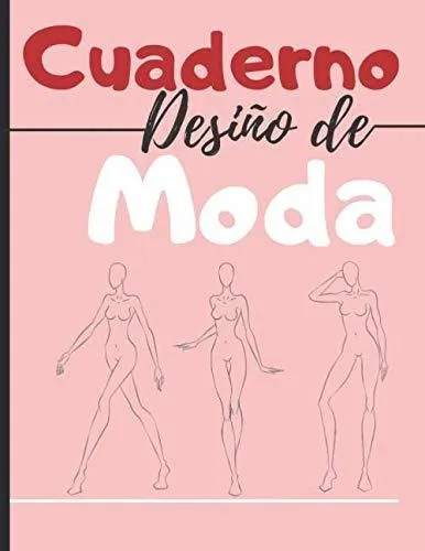 Cuaderno Diseño De Moda 250 Figuras Plantilla De Maniquíes Meses Sin Intereses