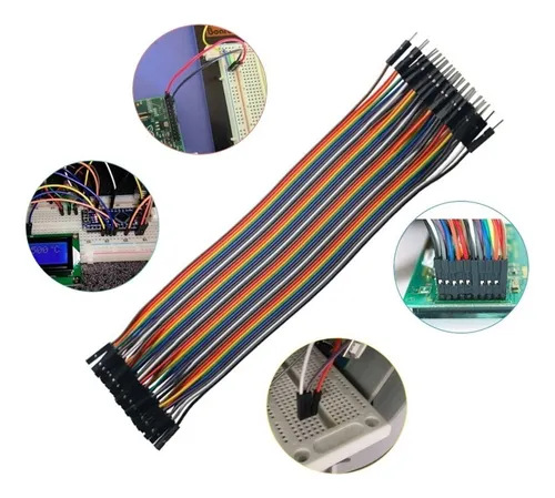 Cable Jumpers Dupont H-h, M-m 20cm 40pzas Arduino | MercadoLibre Cable Jumpers Dupont H-h, M-m 20cm 40pzas Arduino | MercadoLibre