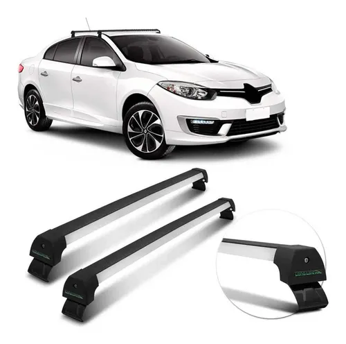 Rack De Teto Fluence 2018 2019 2020 2021 Long Life Prata | Parcelamento ...