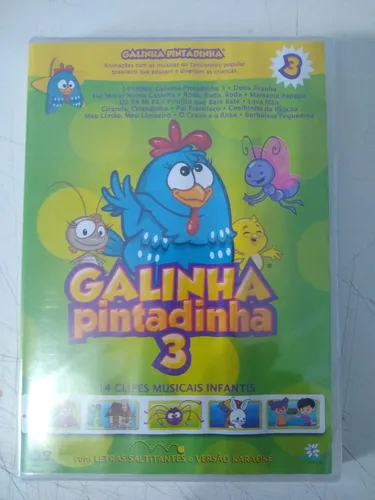 Dvd Galinha Pintadinha Vol. 3 Clipes E Karaokê Lacrado | Frete grátis Dvd Galinha Pintadinha Vol. 3 Clipes E Karaokê Lacrado | Frete grátis