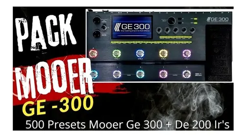 400 Presets Mooer Ge 300 + De 200 Ir's | MercadoLivre