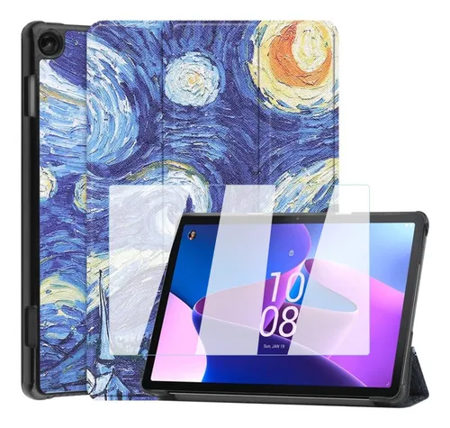 Mica Funda Smart Para Lenovo Tab M10 3ra Gen Tb 328 Noche Meses Sin