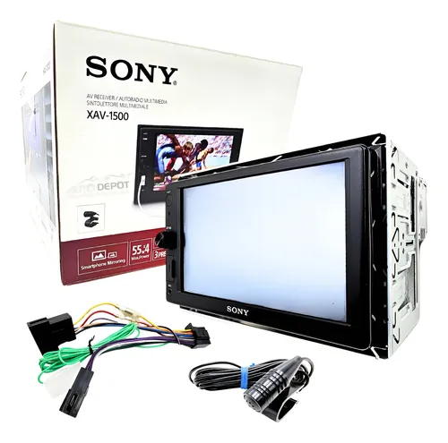 Autoestéreo Con Pantalla Doble Din Aux Usb Bt Sony Xav-1500