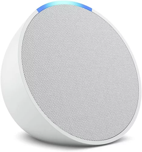 Amazon Echo Pop con asistente virtual Alexa glacier white | Envío gratis Amazon Echo Pop con asistente virtual Alexa glacier white | Envío gratis