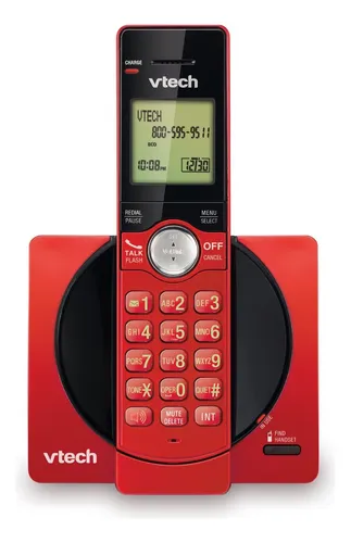 Teléfono VTech CS6919 inalámbrico - color rojo Teléfono VTech CS6919 inalámbrico - color rojo