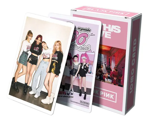 55 Tarjetas Fotográficas De Black Pink - Lomo Car Pink Venom | MercadoLibre