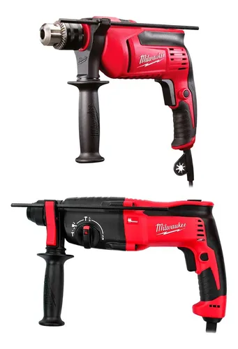 Rotomartillo Sds Plus Milwaukee 680 W +rotomartillo 1/2 PuLG Color Rojo ...
