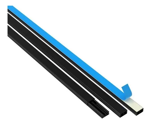 6m Canaleta Preta Com Adesivo Cola 20x10mm Esconde Fio Pvc ... 6m Canaleta Preta Com Adesivo Cola 20x10mm Esconde Fio Pvc ...
