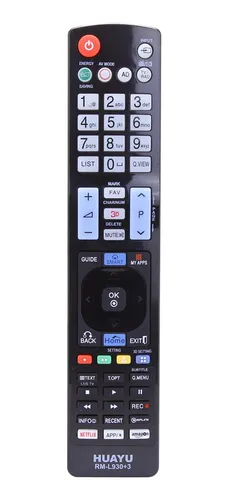 Control Remoto Universal Huayu Rm-l930+3 | Cuotas sin interés Control Remoto Universal Huayu Rm-l930+3 | Cuotas sin interés