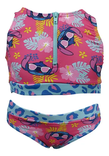 Conjunto Biquíni Infantil Top E Calcinha Stitch Praia Verão Mercadolivre