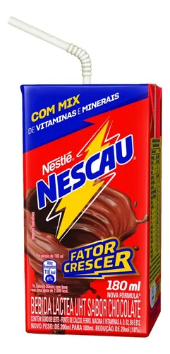 Bebida Láctea Uht Chocolate Nescau Caixa 180ml | MercadoLivre