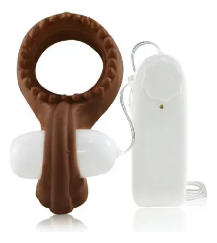 Anel Marrom Em Látex Com Vibrador Sex Shop Mercadolivre