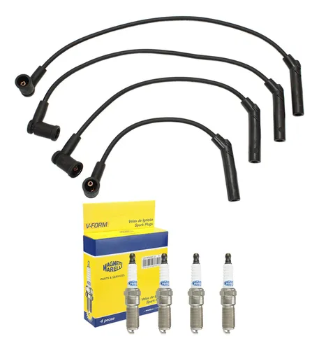 Kit Cabos + Velas Ford Ecosport Fiesta Ka Motor Zetec Rocam ... Kit Cabos + Velas Ford Ecosport Fiesta Ka Motor Zetec Rocam ...
