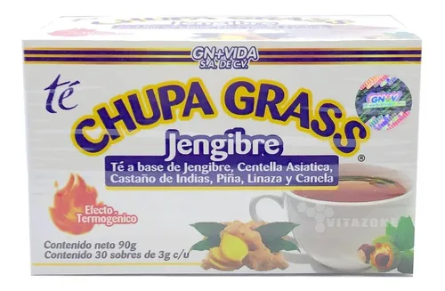 Té Chupa Grass Jengibre 30 Sobres Castaño De Indias Té Chupa Grass Jengibre 30 Sobres Castaño De Indias