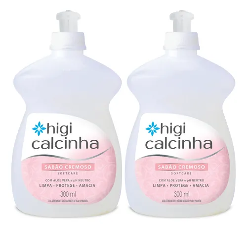 Kit 2 Sabão Cremoso Softcare Limpa Protege Higi Calcinha Mercadolivre