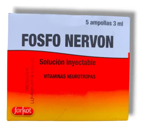 Fosfo Nervon 5 Ampolletas 3ml | MercadoLibre