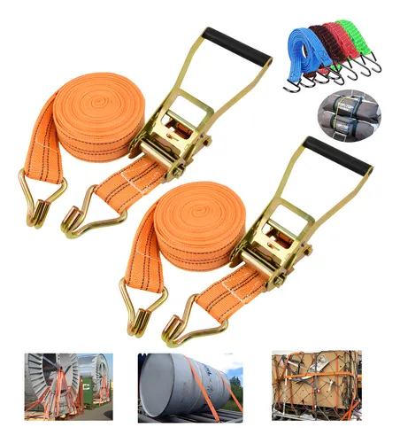 2pzs Eslingas Matraca 5cm×10m 3t Cinchos Para Amarrar Carga | Meses sin ...