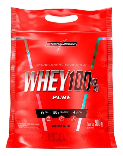Suplemento Integralmedica Whey Protein 100 900 Gramas
