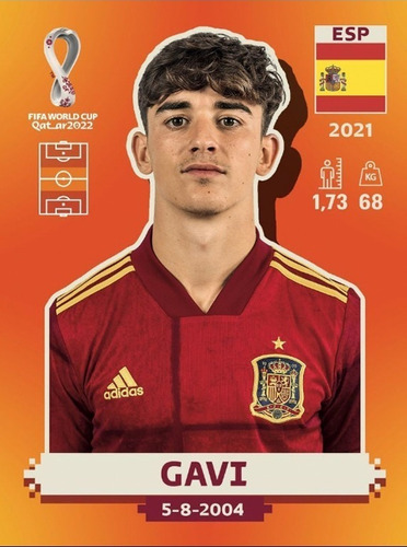 Figurita Gavi España Panini Qatar 2022 Mundial | MISS NIVEUS.NOCTUA Figurita Gavi España Panini Qatar 2022 Mundial | MISS NIVEUS.NOCTUA