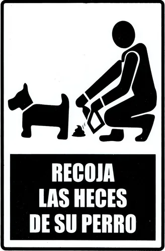 5 Letreros Recoja Las Heces De Se Perro 30x20 Mercadolibre
