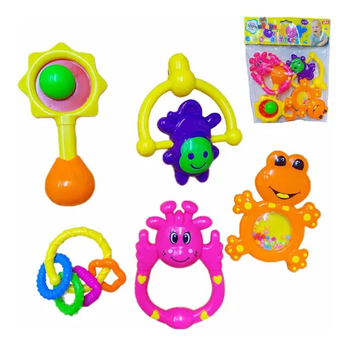 Juego De Sonaja Para Bebé Sonajeros 5pz | Meses sin interés