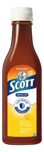 Emulsión de aceite de hígado de bacalao Scott 400 ml | MercadoLibre