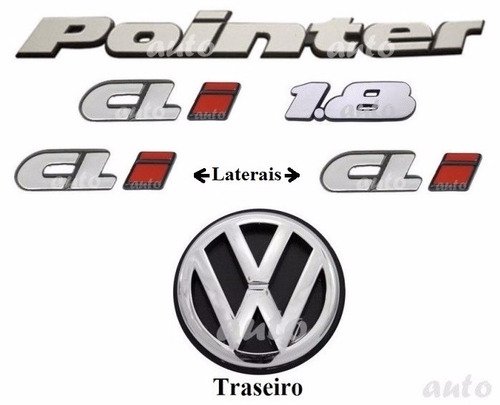 Símbolos Pointer Cli 1.8 + Laterais Cli + Vw Da Mala | Parcelamento sem ... Símbolos Pointer Cli 1.8 + Laterais Cli + Vw Da Mala | Parcelamento sem ...