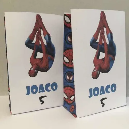 Bolsitas De Papel Spiderman Hombre Araña X10 Personalizadas en venta en ... Bolsitas De Papel Spiderman Hombre Araña X10 Personalizadas en venta en ...
