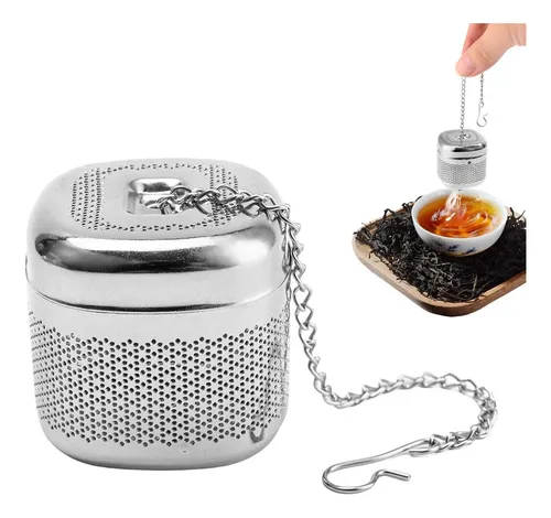 Infusor De Chá Filtro De Chá Quadrado Infusores De Chá De Ma | MercadoLivre