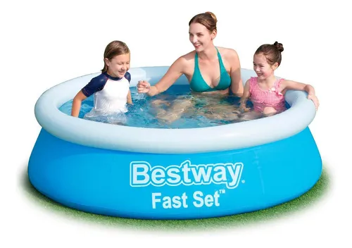 Piscina Inflável Bestway Fast Set 1000 Litros | Frete grátis Piscina Inflável Bestway Fast Set 1000 Litros | Frete grátis