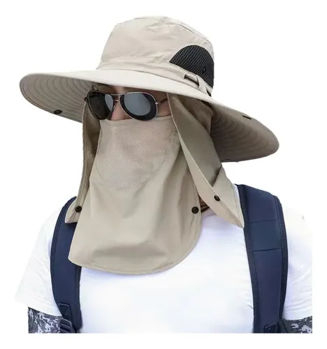 Sombrero Para El Sol Gorracon Proteccion Cuello Y Cara | MercadoLibre