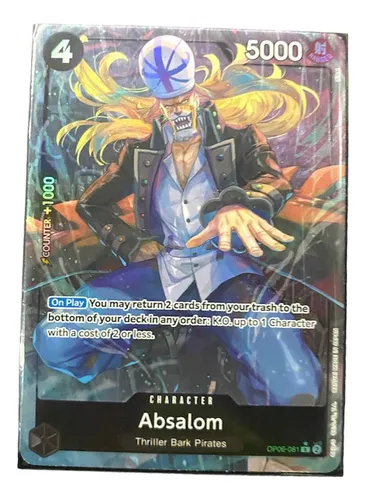 One Piece Absalom Op6 081 Mercadolibre