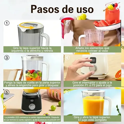 Licuadora Eléctrica De Vaso Con Display Y Perilla ''' | Cuotas sin interés