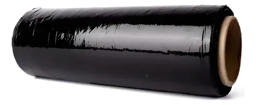 Rollo Stretch Film 30cm X 300m Negro Negro | Cuotas sin interés