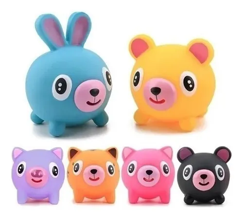 A 6 Kit Animal Falante Jabber Ball Toy Para Crianças | Parcelamento sem ...