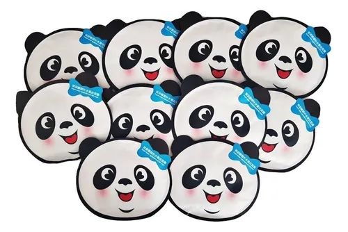 Lote Paquete 10 Mascarillas Coreanas De Tela De Panda Tipo De Piel Todo