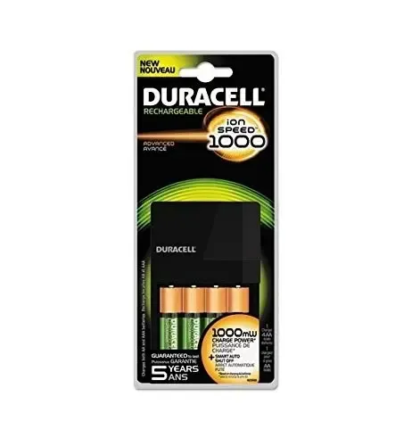 Duracell Cef14 Cargador Con 1 Kit De 4 Pilas Aa | Envío gratis