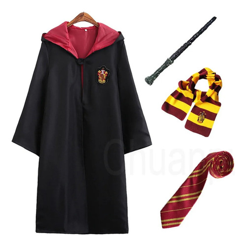 Disfraz De Toga Túnica De Harry Potter Cosplay Gryffindor Meses Sin