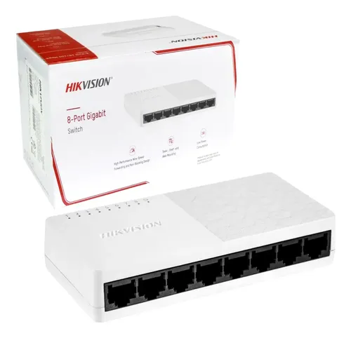 Switch Hikvision 8 Puertos Gigabit - Ds-3e0508d-o | Envío gratis