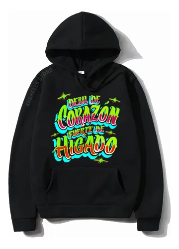 Polera Chicha Peruana Letrero Capucha Franela Reactiva | Envío gratis